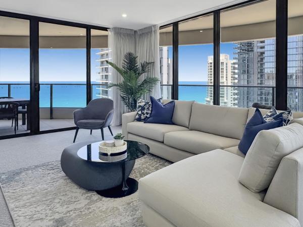 Oceanview Luxury Escape Oracle Tower 2 Level 24 - Broadbeach