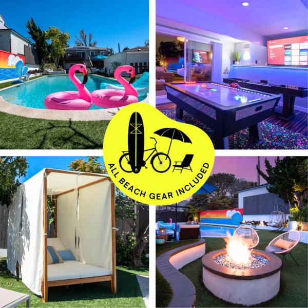 Stunning Paradise Villa: Pool–game Room–bbq - Bermuda Beach, CA