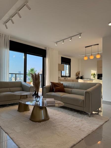 Sunset Home - Netanya Roof & Sea View - Israël