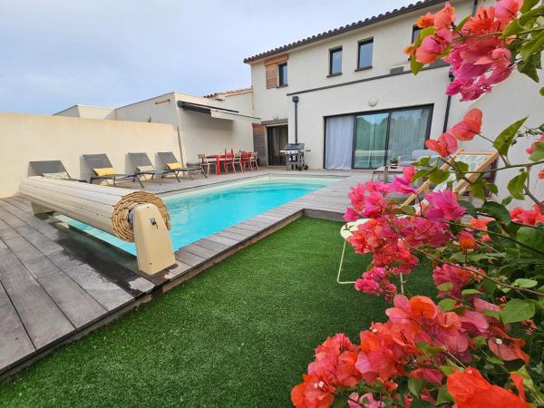 Villa Nananthée T5 De Luxe,4-8 Pers, Piscine Privée Chauffée - Plage de Palombaggia
