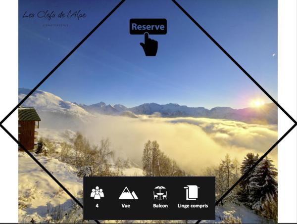 Studio Calme Avec Panorama Exceptionnel - L'Alpe d'Huez