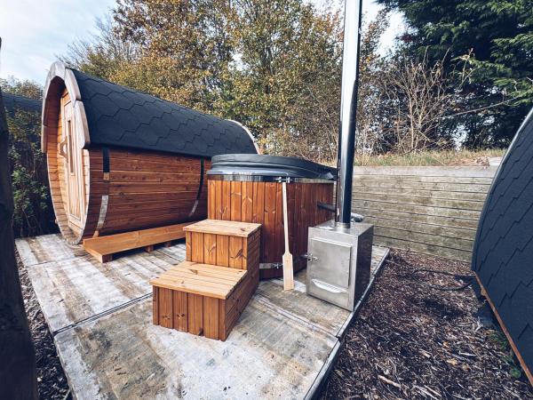 Knusse Glamping Pod Met Privé Sauna & Uitzicht - Heerenveen