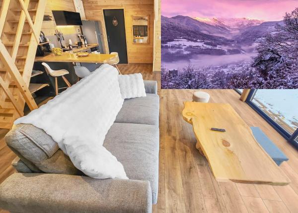 Chalet Cocoon En Lisière De Forêt, Avec Grande Terrasse, Et Vue 'Waouh' - France