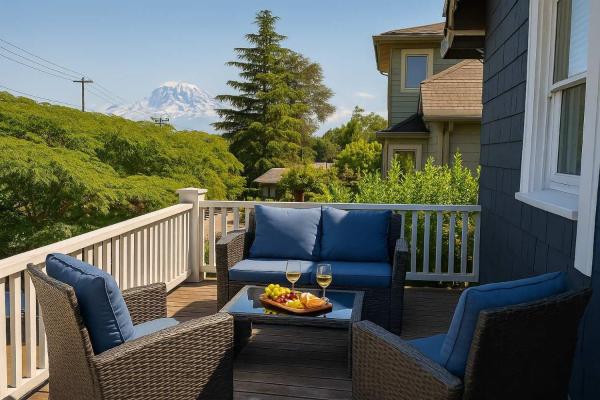 Sunny Seattle Home Mt Rainier Uw Steps Away - Seattle, WA