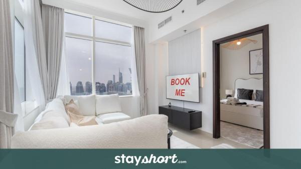 Stayshort - Sophisticated 1-bedroom With Skyscrapers View At Botanica Tower -
