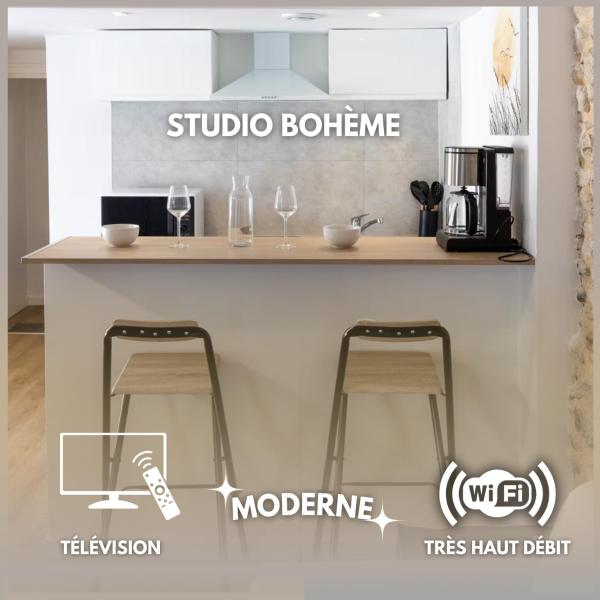 Studio Bohème - Centre Ville - Villemandeur