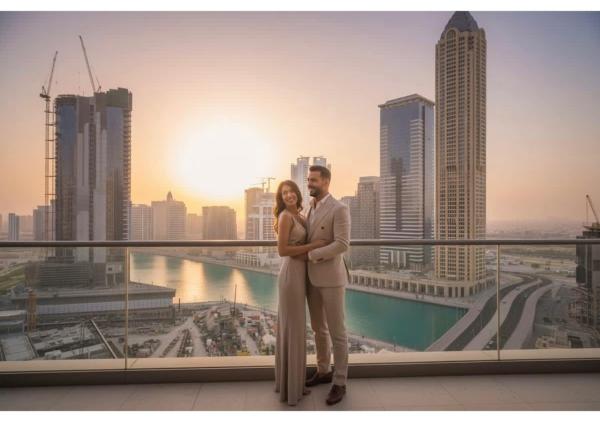 Keyrock Living - 1br Retreat With Lake View & Pool - Dubai