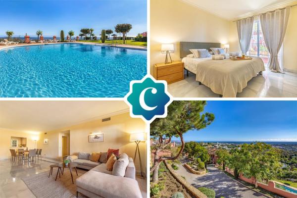 Elegant Golf Apt, Peace, Pool, Panoramic Views - Costa del Sol