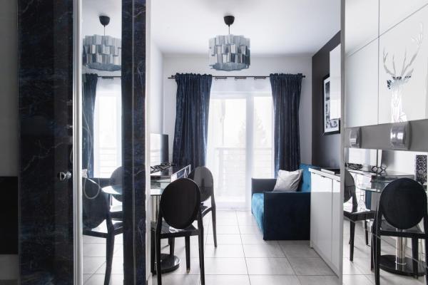 Nowoczesny Apartament Glamour ŁóDź Z Prysznicem Pośrodku - Łódź