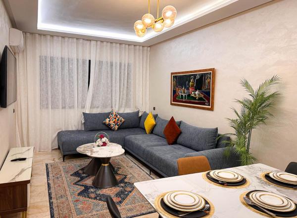 Well Equipped Luxury Apartment In Centre Marrakech Ctm Aeroport Train Medina - Marrakech