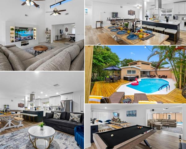 Luxury 5br Oasis Heated Pool Hot Tub Sleeps 10 - Clearwater, FL