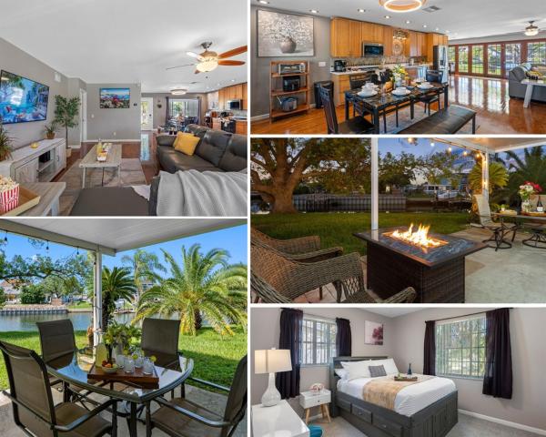 Modern Coastal Retreat W Waterfront Canal Views - Tampa