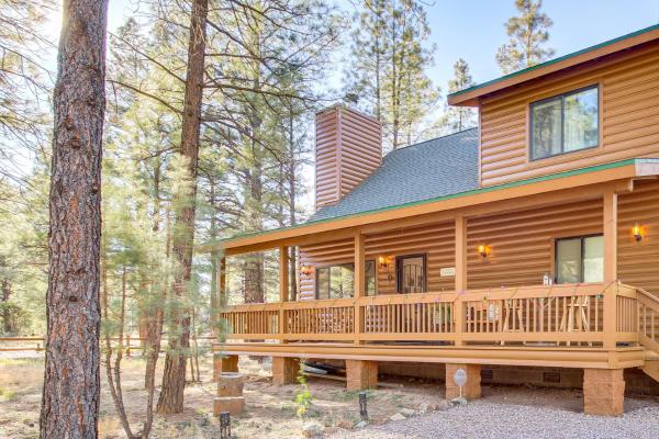 2 Mi To Fool Hollow Lake Wooded Cabin With Fire Pit - Show Low, AZ