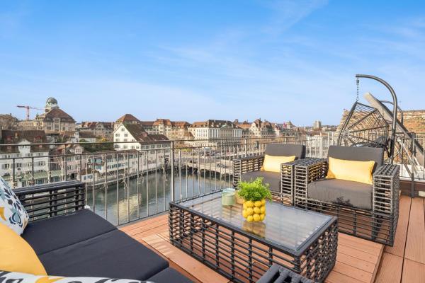 Diamondluxoldtownprivaterooftopterracebestloc - Zürich