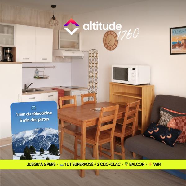 Altitude 1760 - Studio With Sunny Balcony - Les Angles