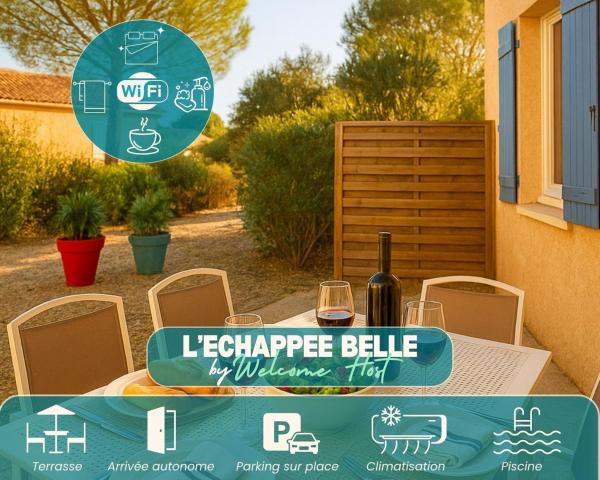 L’échappée Belle, 4pers Piscine à Calvisson - Calvisson