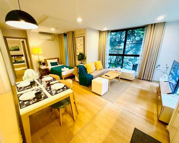 Cozy Spacious 1br 2bed Gardenview 500m Bts Thonglo, Samitivej, Skv49, Rooftop Pool - Bangkok