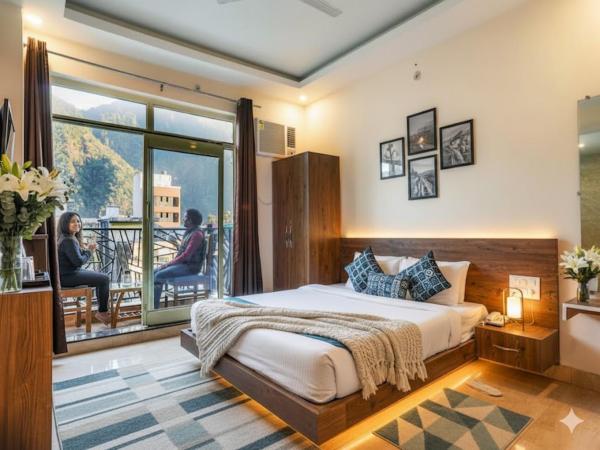 La Riqueza Pride Inn Tapovan # Top Tourist Location # Top Selling Hotel # Mountain View Rooms # Family Friendly # In-house Parking - Rishikesh