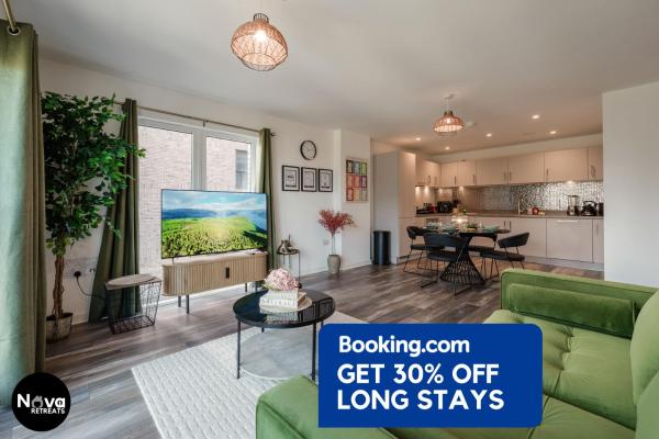 The Lexington Luxe - Central Birmingham Luxury Apartment With Free Parking, Workspace & Superfast Wifi Near O2 Arena, Mailbox & Edgbaston Stadium - Birmingham