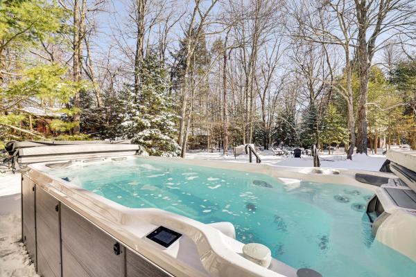 Games, Fire Pit, Hot Tub: Pocono Lake Family Home! - Pocono Pines, PA