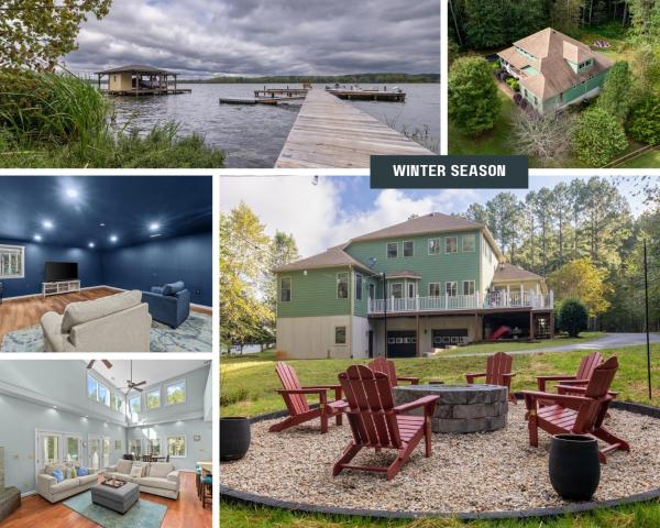 Cozy Lake Getaway With Firepit, Lake Access, Theatre - Lake Gaston