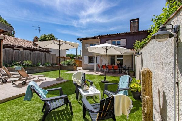 Villa Rose Des Sables, 100m De La Plage Et Centre - Cap Ferret