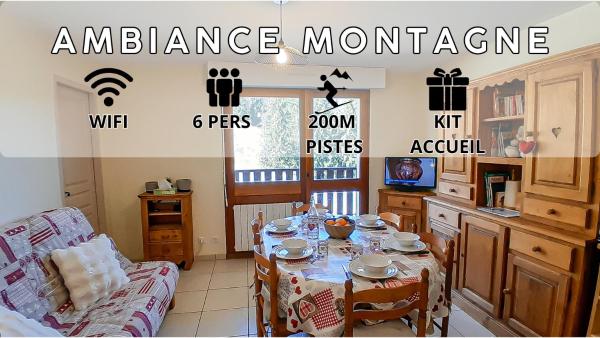 Y Hôtes- Ambiance Montagne T2 Station Hirmentaz - Lac du Môle