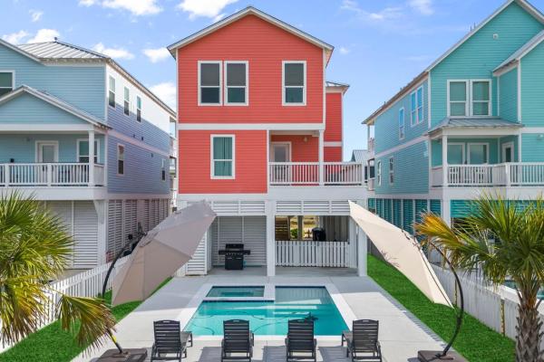 Beachside Cottage, Private Pool Close To Beach - Galveston, TX