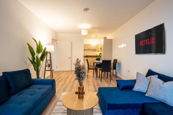 Central Wembley Stadium 1br Flat - Sleeps 6 - Balcony - Watford