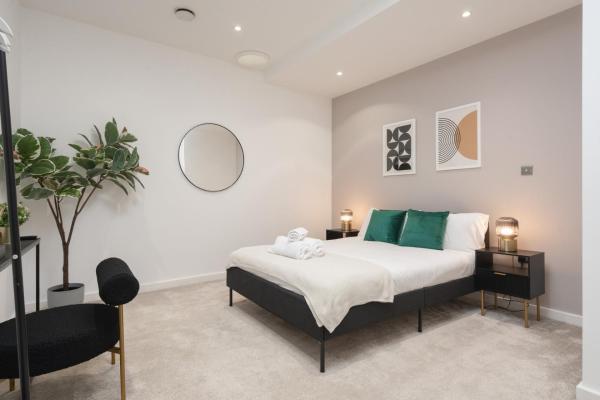 Modern 2 Bed Ground Floor Flat Up To 6 Guests - Nottingham