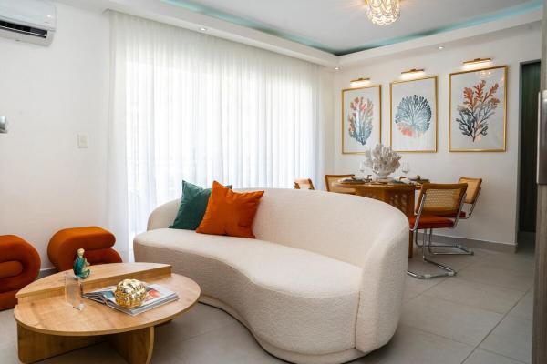 Coastal Dreamscape Chic 2br Near Airport Pool - Punta Cana