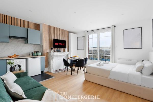Studio D'architecte Avec Cheminee - Design -4 Personnes - Massy