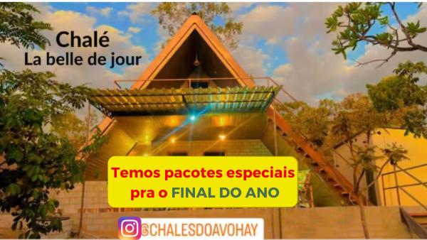Chalés Do Avohay, Lindo Chalé Com Privativo Ofurô Aquecido,apenas 2 Minutos Da Vila De São Jorge Chalé La Belle De Jour - Goiás (estado)