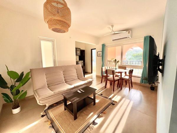 Stylish 1bhk Apartment In Siolim With Forest View - Goa