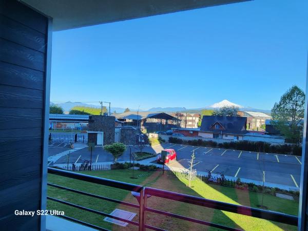 Departamento Familiar Con Piscina, Vista Al Volcán Y Lago En Villarrica - Villarrica