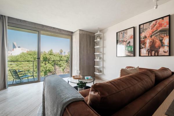 King Loft With Balcony & Parque Mexico Views - Mexico City
