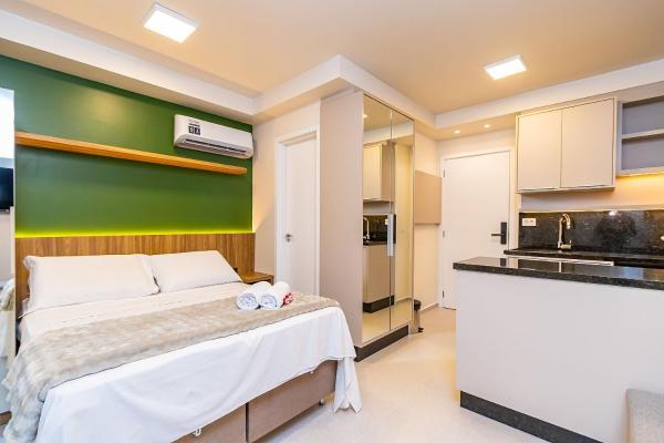 Studio C/ Vaga Em Prédio Com Piscina - Ibi0802 - Araucária