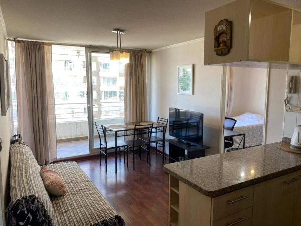 Moderno Departamento Viña Centro - 2 Dormitorios 2 Baños - Piscina, Balcón Y Estacionamiento - Valparaíso