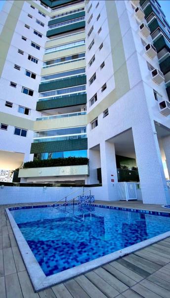 Apartamento Na Guilhermina, Piscina, Com Ar Condicionado, Próximo A Praia, Churrasqueira Na Sacada - Praia Grande