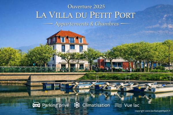 La Villa Du Petit Port - Appartements & Chambres - Lac du Bourget