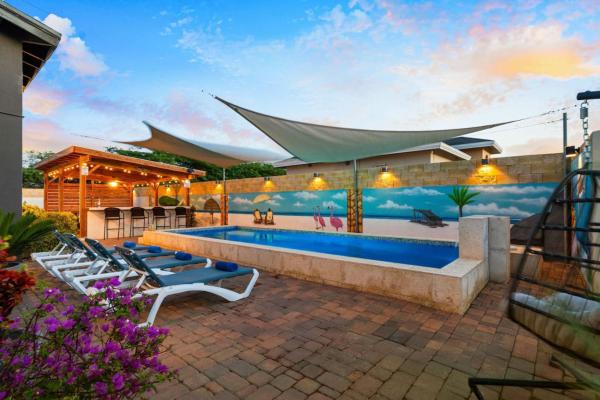 3br Villa 5 Min To Palm Beach Pool And Bbq - Aruba
