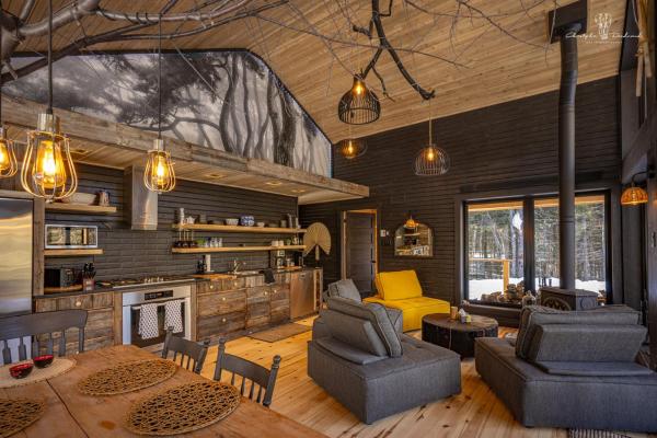 Taiga Luxury Wooden Chalet With Spa & Sauna 3br 3ba - La Malbaie