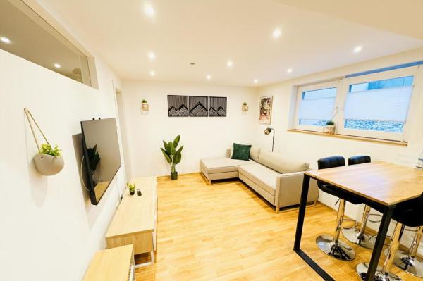 1,5-zimmer, Top Ausgestattet, 4 Pers, Souterrain, Self Check-in, Parkplatz, Netflix & Amazon Prime - Neubeuern