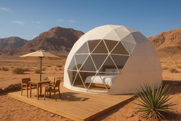Desert Elegance Luxury Bedouin Camp Panoramic View - Jordan
