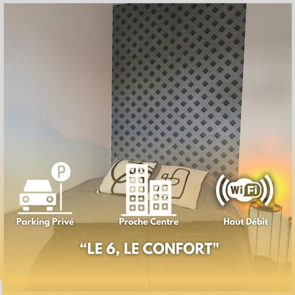 Le 6, Bedandberry Private Parking - Châteauroux