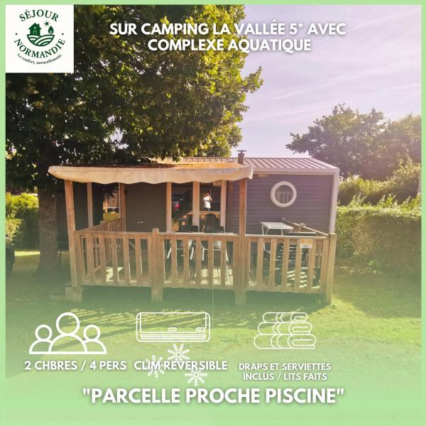 H147-mobilhome Cosy 2 Chambres 4 Personnes Camping 5 éToiles - Villers-sur-Mer