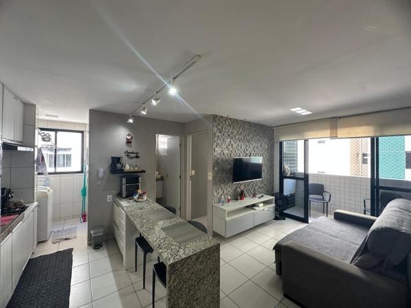 Apto Completo Ponta Verde 1 Quarto, A Passos Da Praia, Piscina, Varanda E Garagem - Maceió