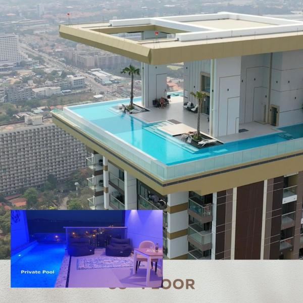 Private Swim Up Pool Apartment On Jomtien Beach Pattaya - Pattaya City