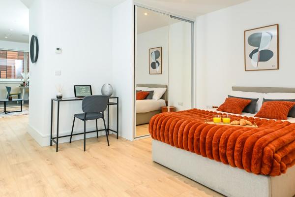 Wembley Park Modern Studio Apartment With Gym & Cinema Room - 하예스