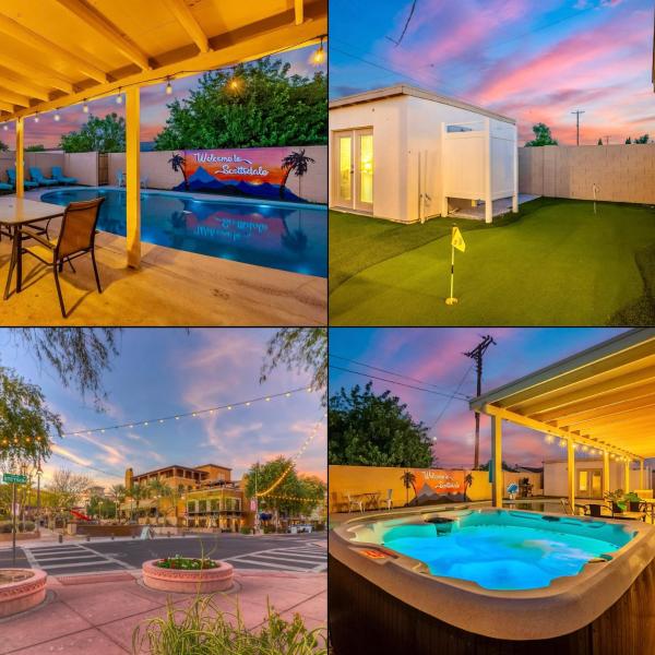 Scottsdale 4 Bedroom Vacation Home With Pool, Hot Tub, And Mini Golf Near Old Town Entertainment And Dining! Great For Families! Near Airport - Scottsdale, AZ